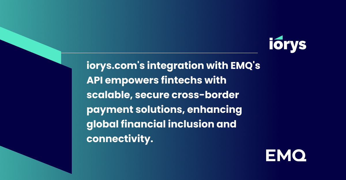 Revolutionizing Financial Connectivity with iorys and EMQ - iorys